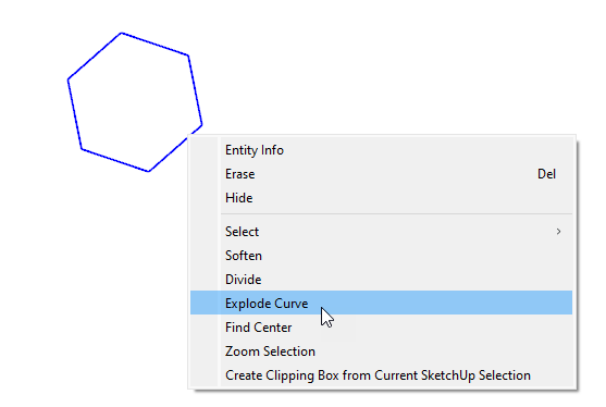 Dividing, Splitting, and Exploding Lines and Faces | SketchUp Help